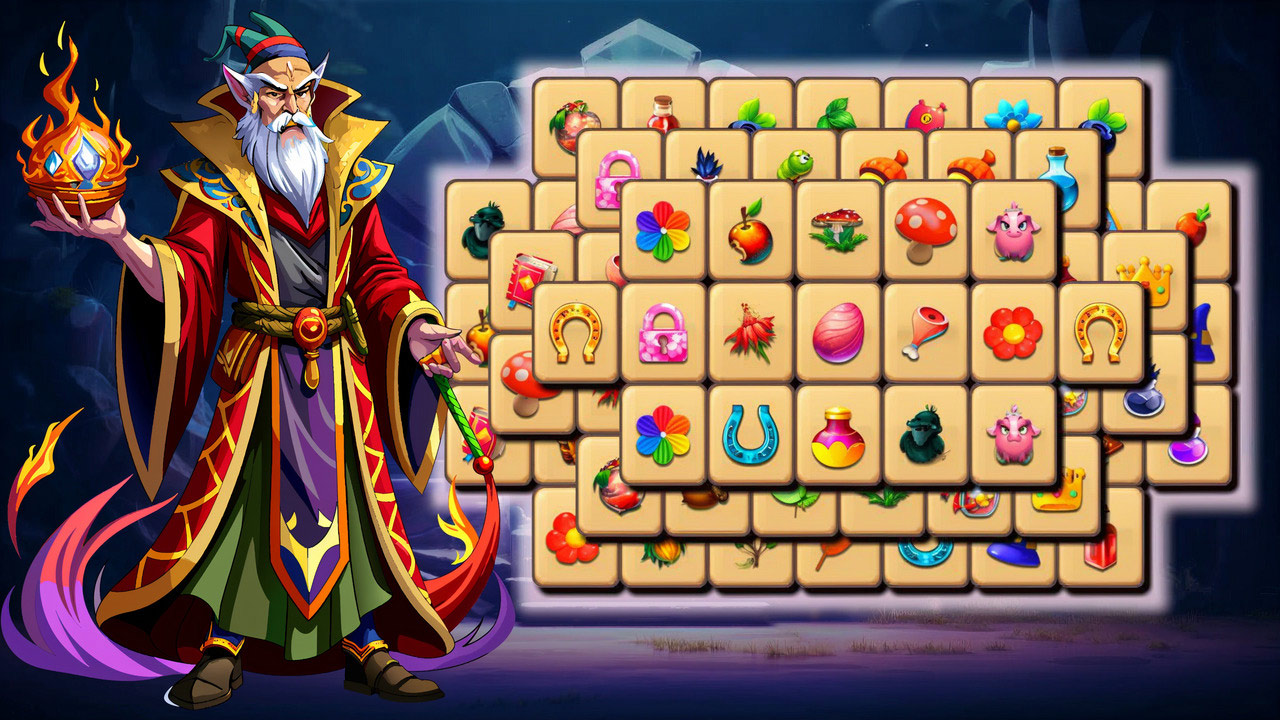 Enchanted Mahjong Saga 🕹️ Spil Gratis på Play123