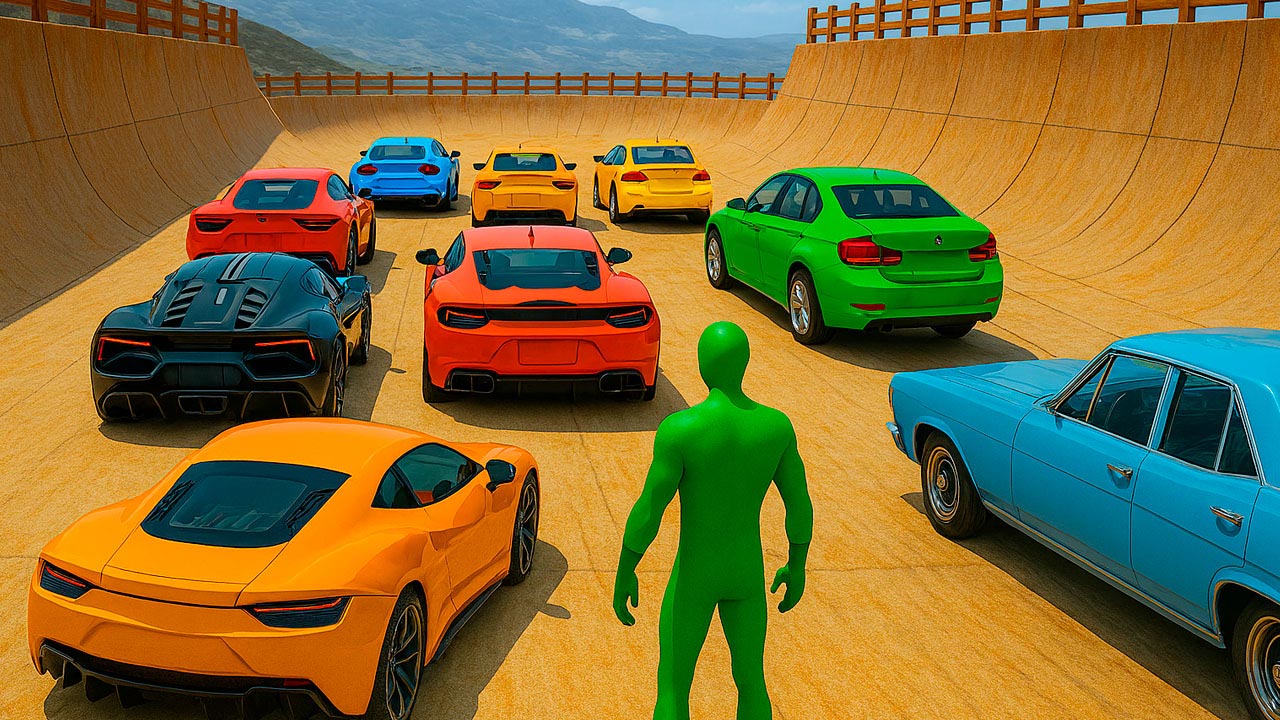 Mega Lamba Ramp 🕹️ Spil Gratis på Play123