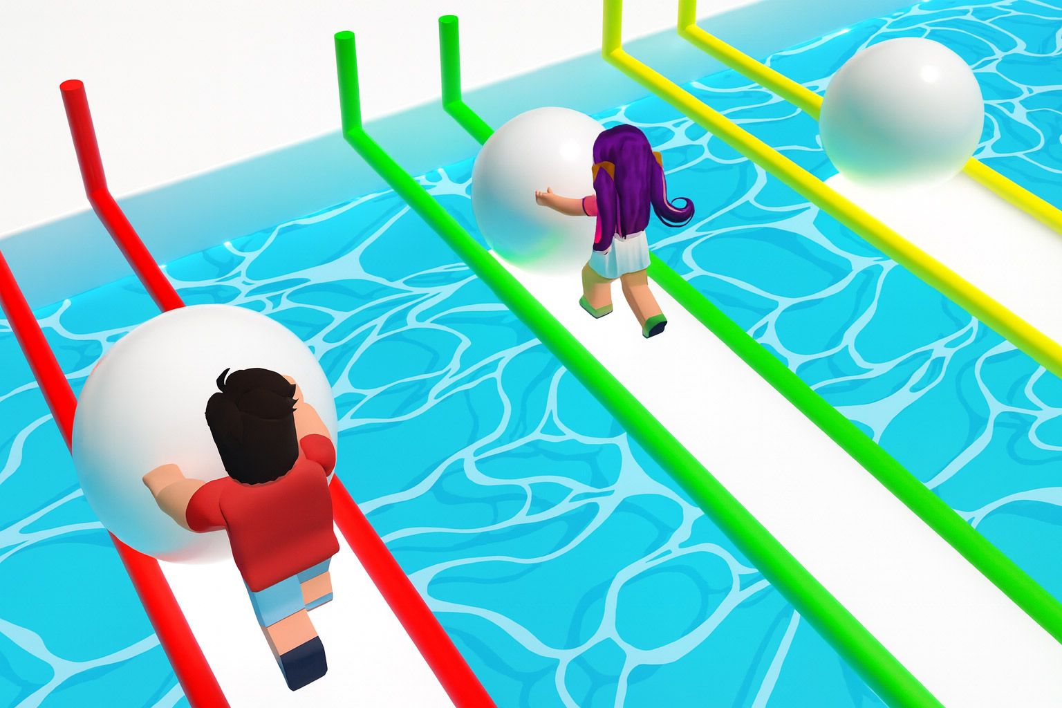 Snow Ball Racing Mutliplayer 🕹️ Spil Gratis på Play123