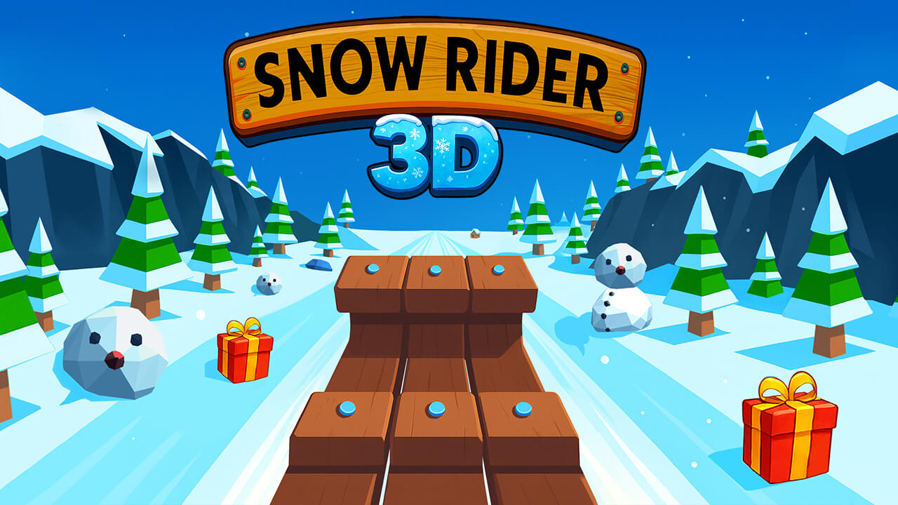 Snow Rider 3D 🕹️ Spil Gratis på Play123